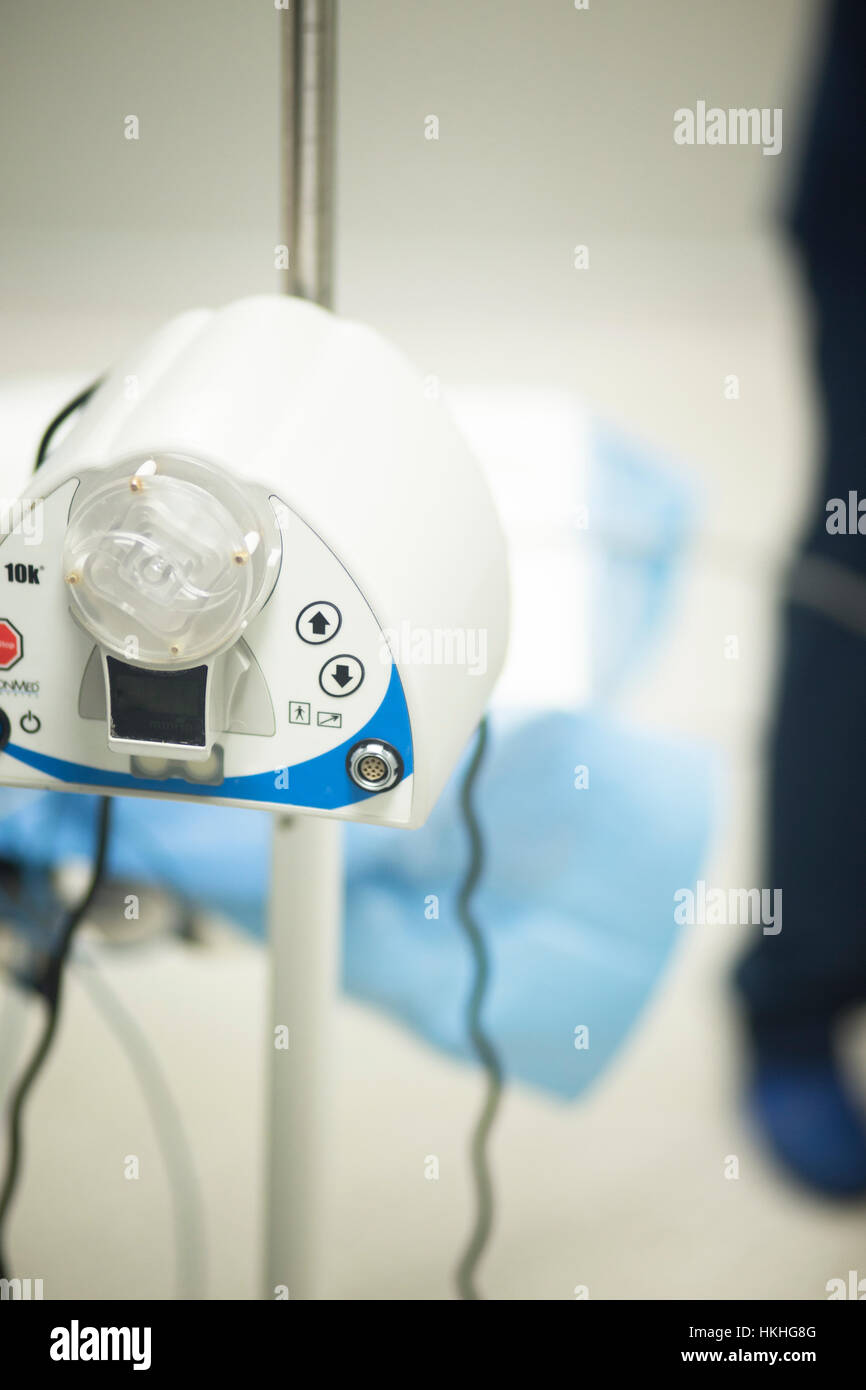 Hospital ward emergency room operating theater and modern equipment ...