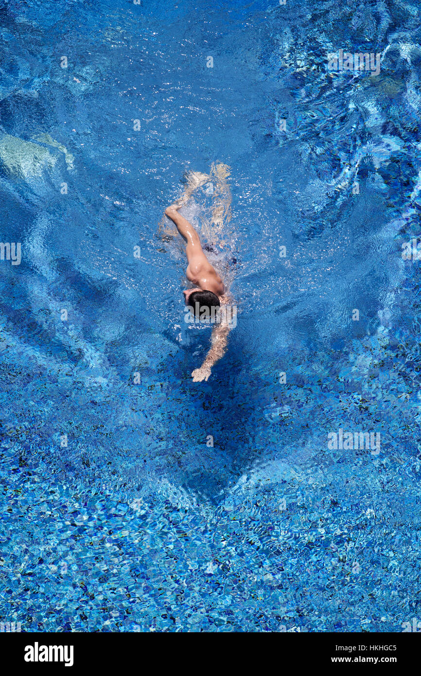 Underwater man man swimming in hi-res stock photography and images - Alamy