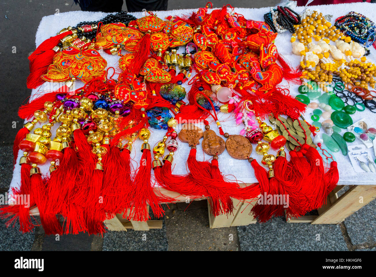 Paris, France, French Chinatown Decorations for CHinese New Years Stock ...