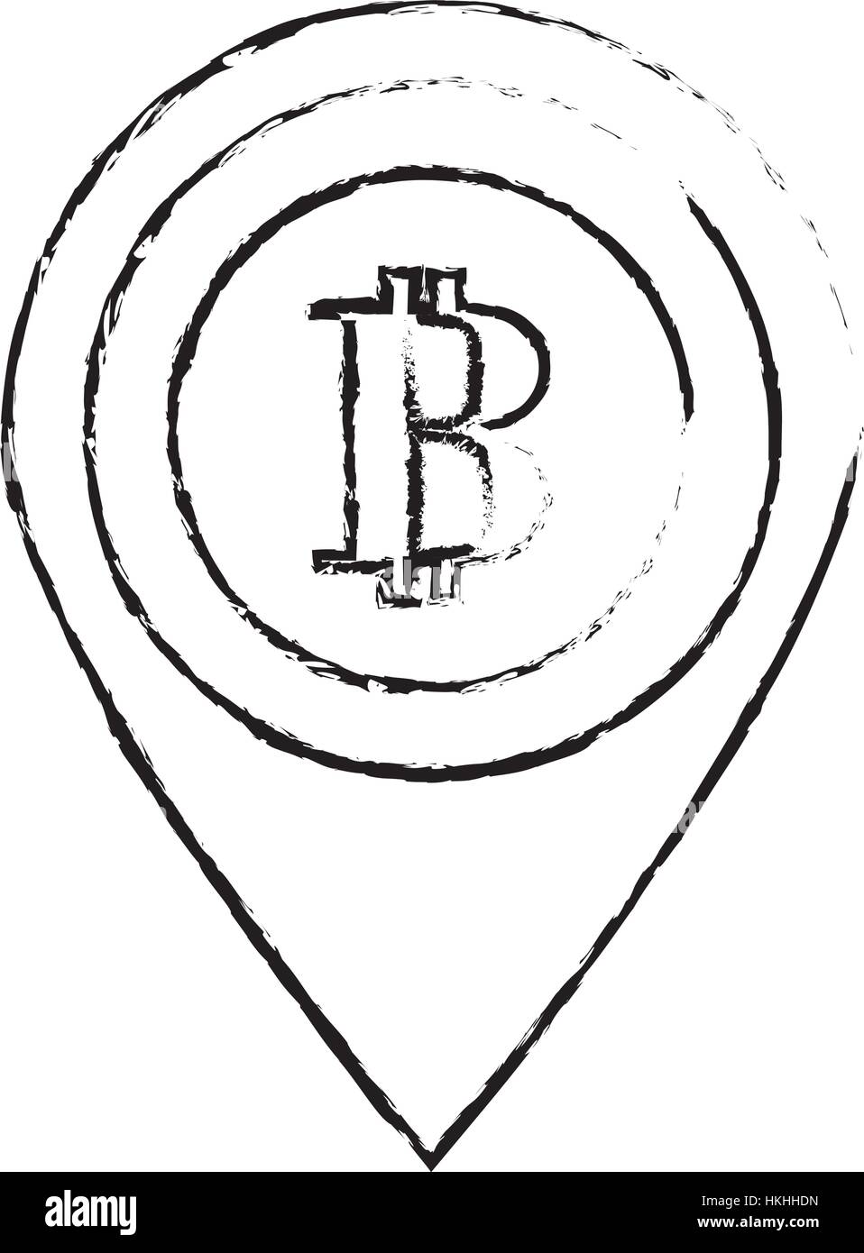 Coin cursor icon money design Black and White Stock Photos & Images - Alamy