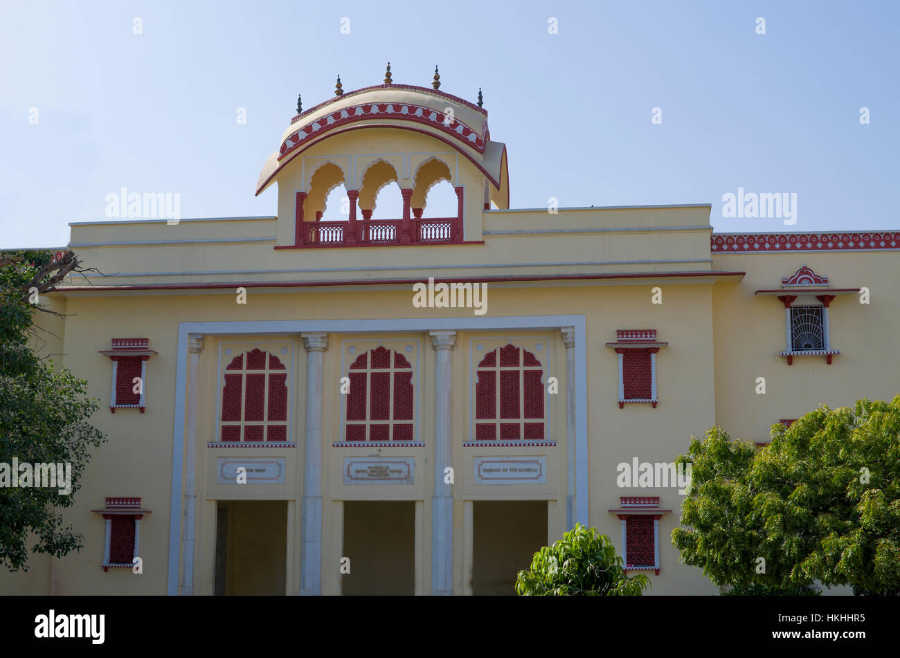 The Building Hamod Haveli The Former Residence In India Jaipur High ...
