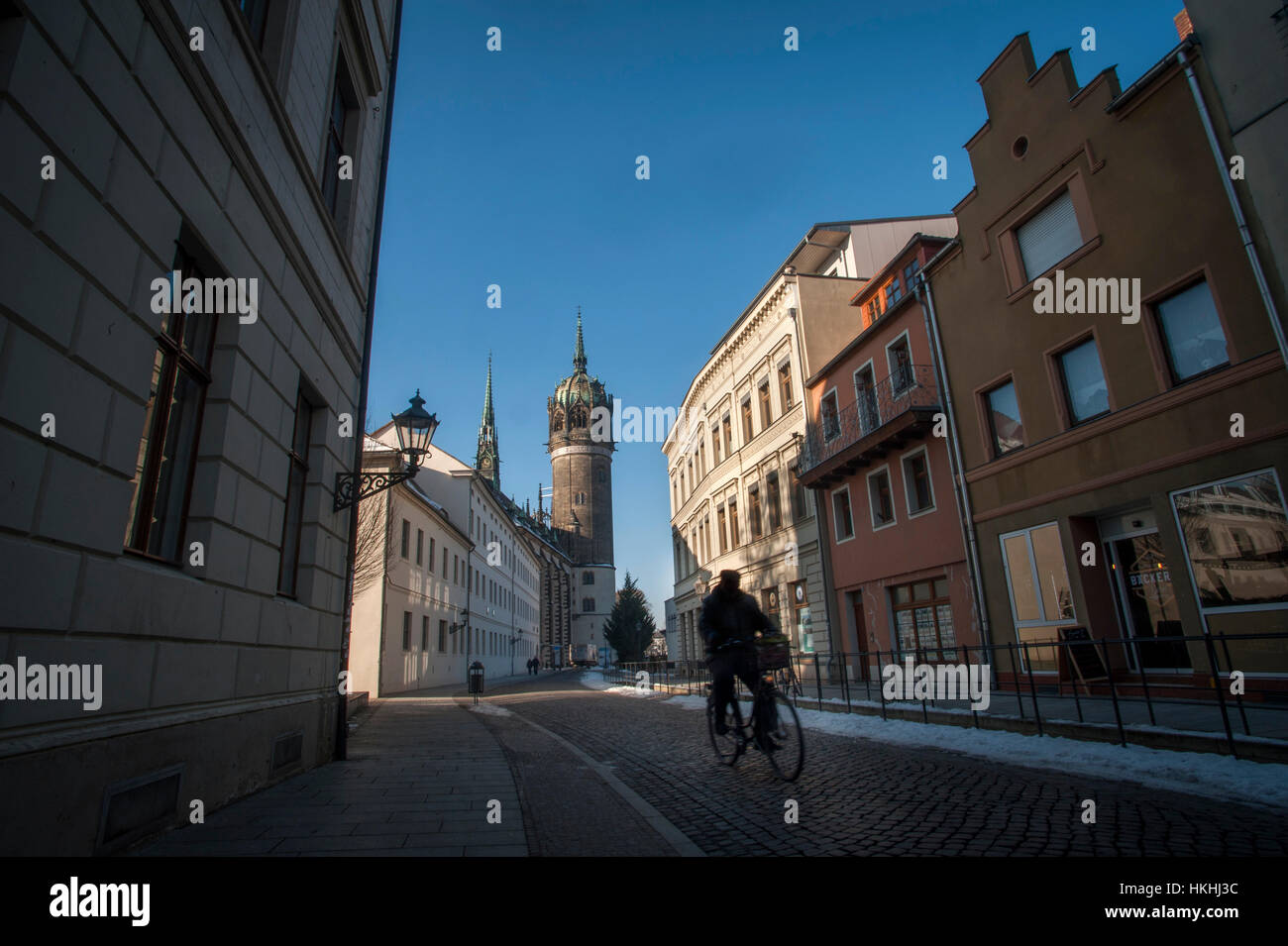 The Castle Church in Wittenberg, Germany Stock Photo - Alamy
