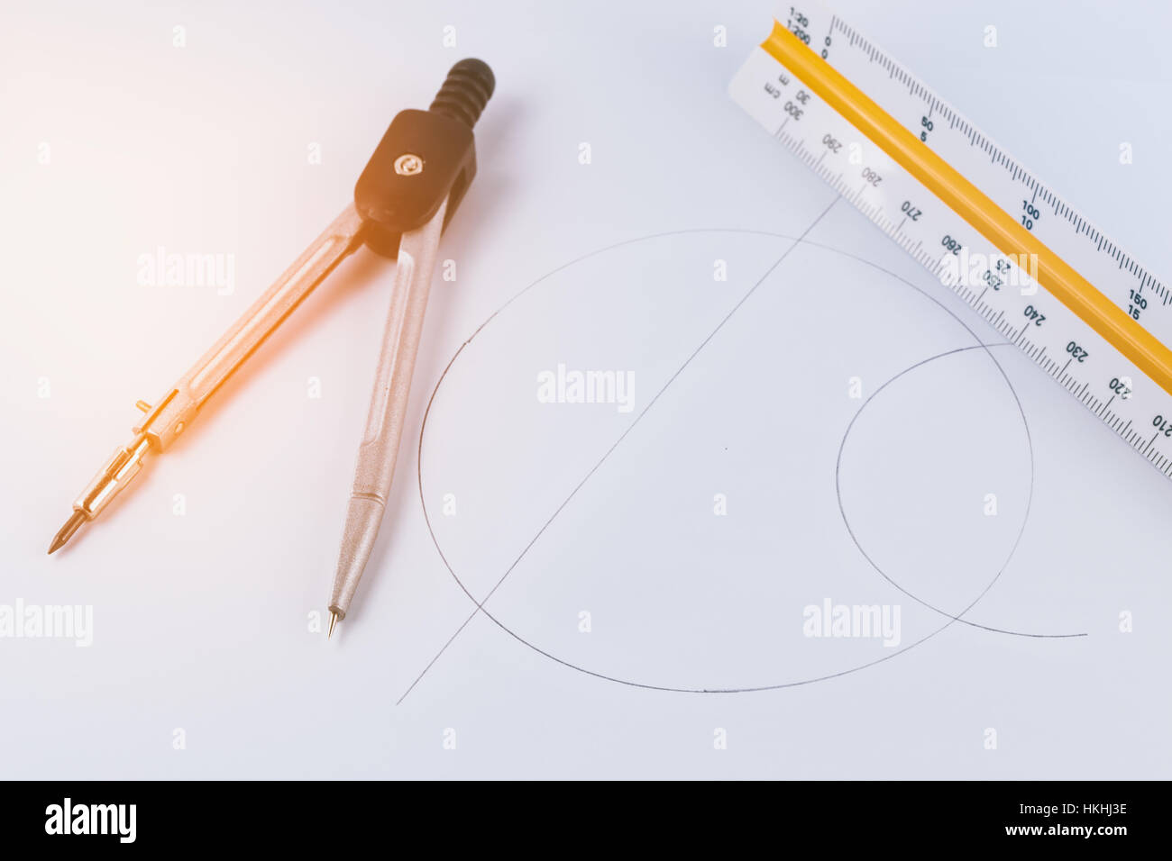 Drawing circle compass hi-res stock photography and images - Alamy