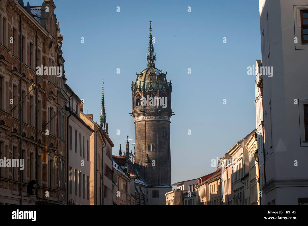 The Castle Church in Wittenberg, Germany Stock Photo - Alamy
