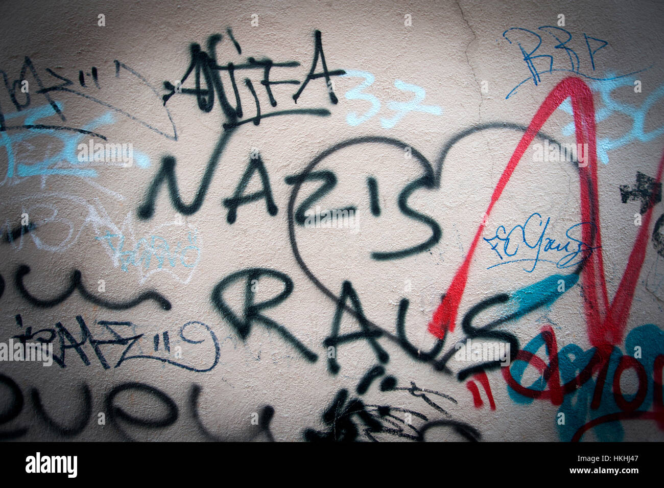 Fascist graffiti hi-res stock photography and images - Alamy
