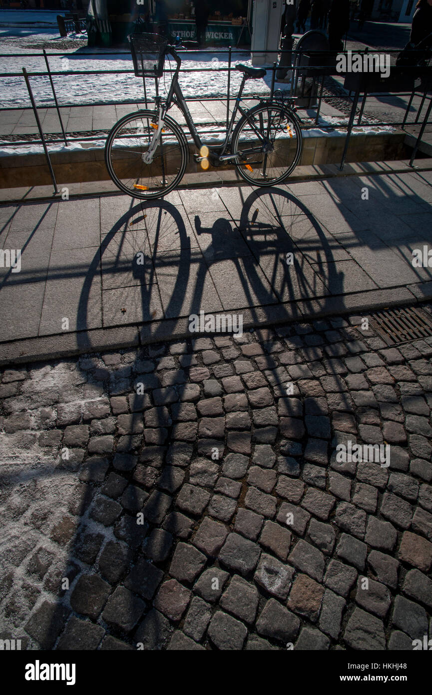 Bike shadow hi-res stock photography and images - Alamy