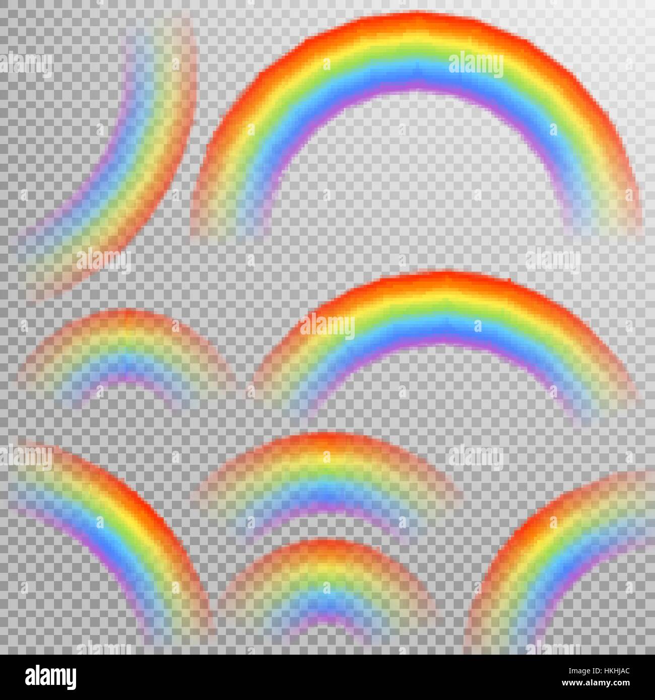 Rainbows vector hi-res stock photography and images - Alamy