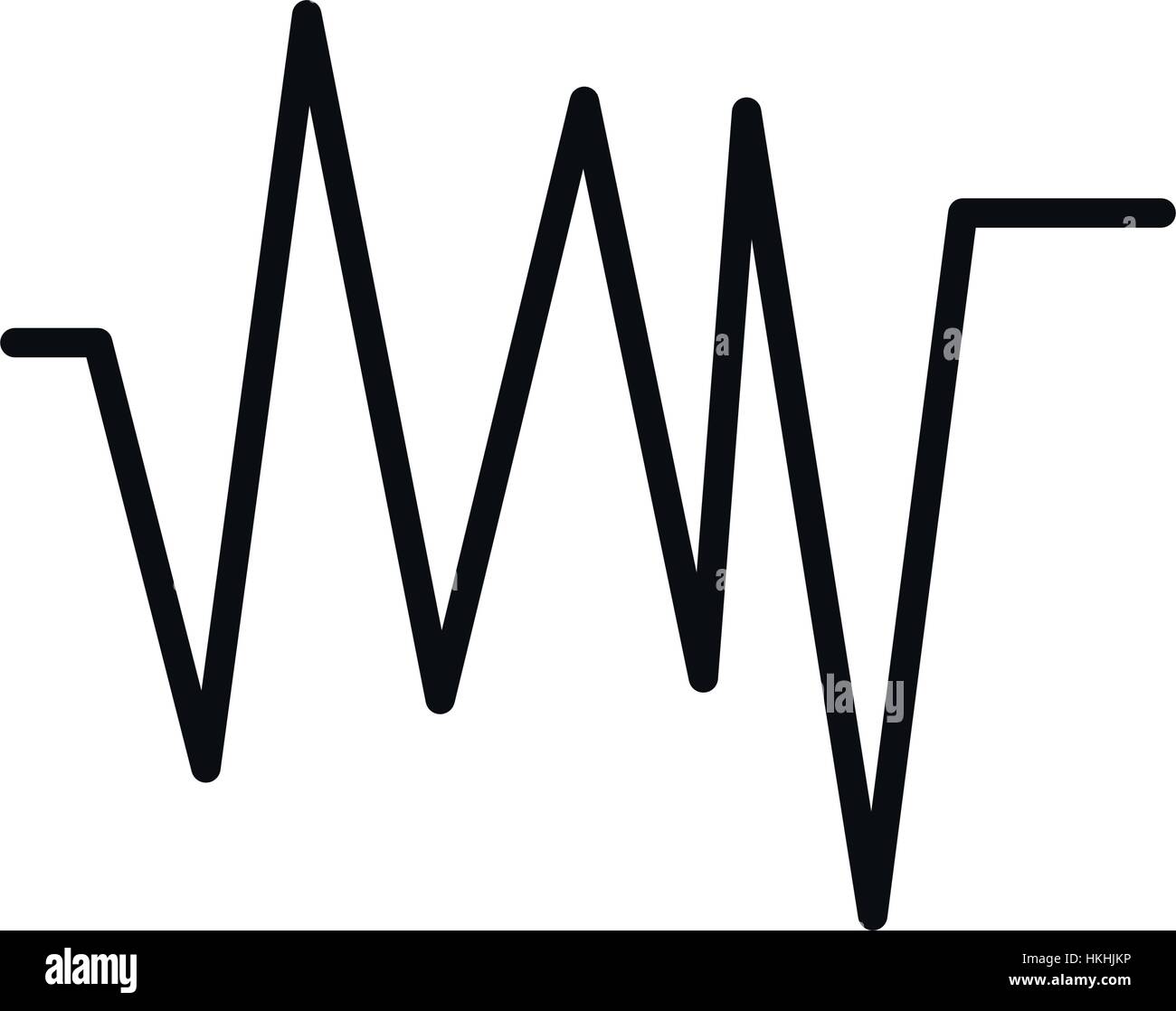 Cardiogram line icon Stock Vector Image & Art - Alamy