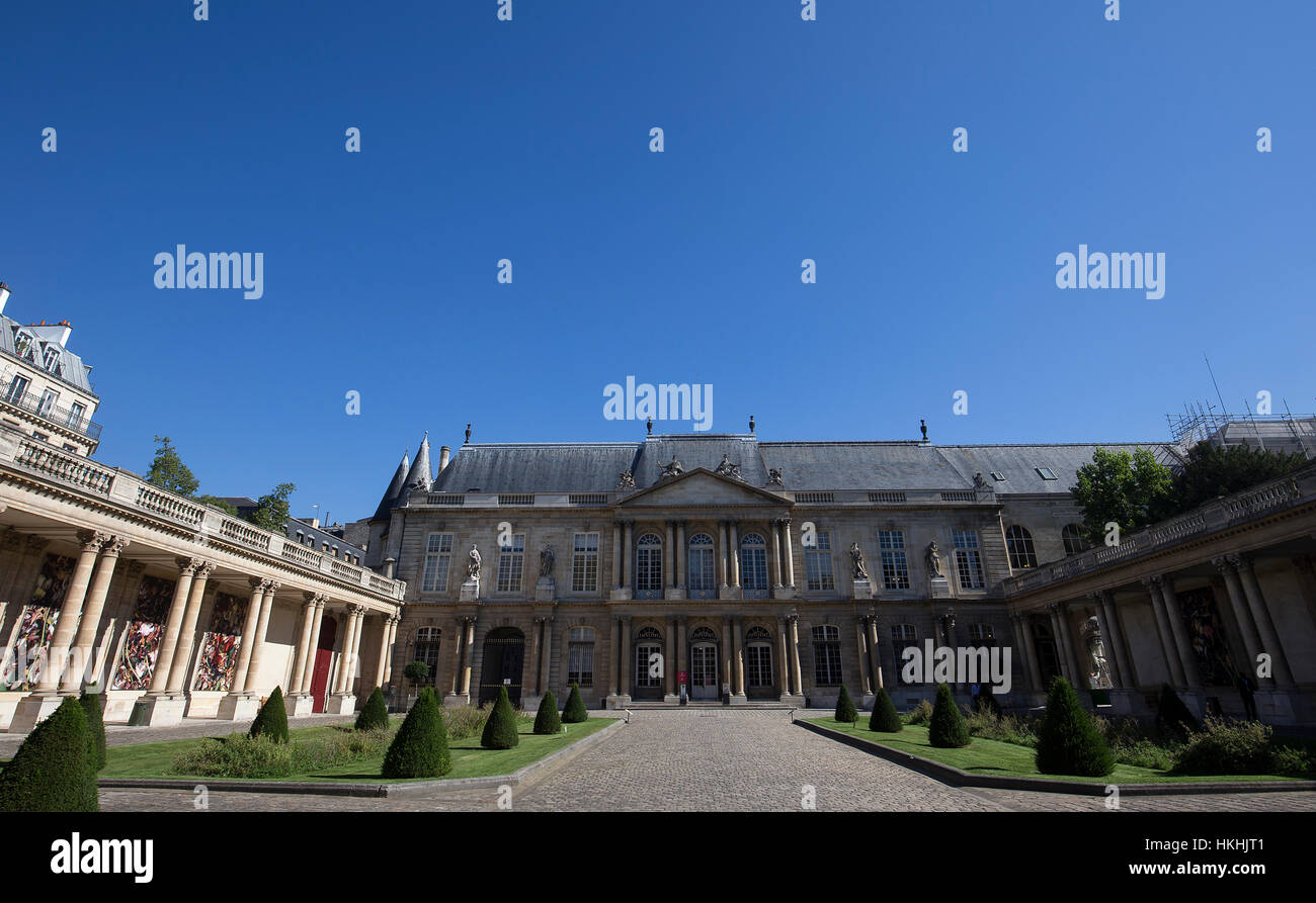 PARIS, FRANCE, SEPTEMBER 07, 2016 : interiors and details of hotel de ...