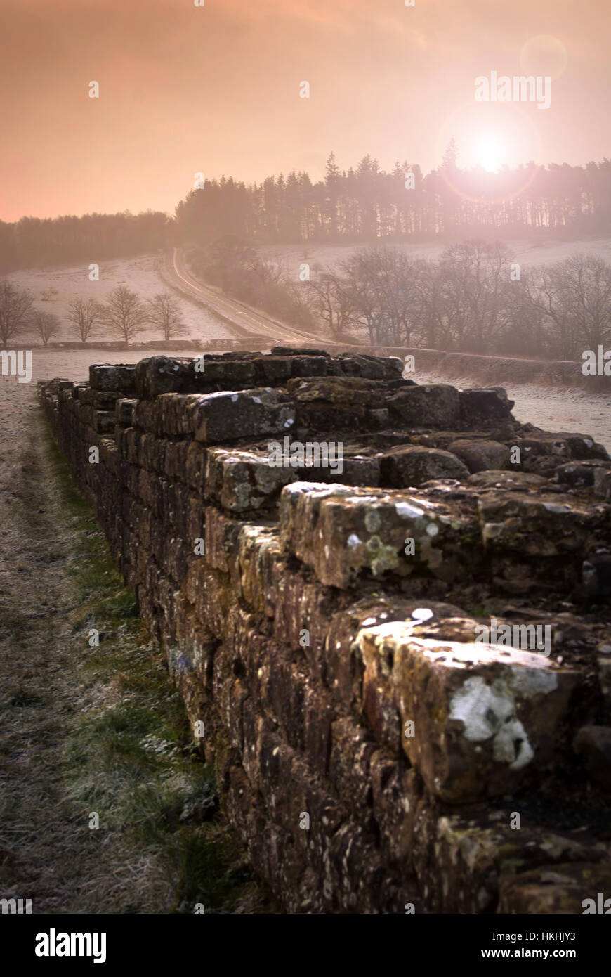 Black Carts Turret, Hadrian's Wall, Northumberland Stock Photo - Alamy