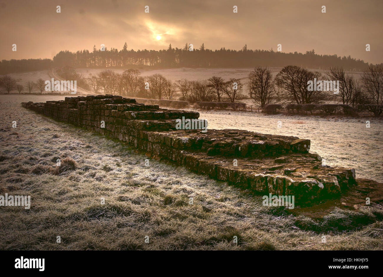 Black Carts Turret, Hadrian's Wall, Northumberland Stock Photo - Alamy