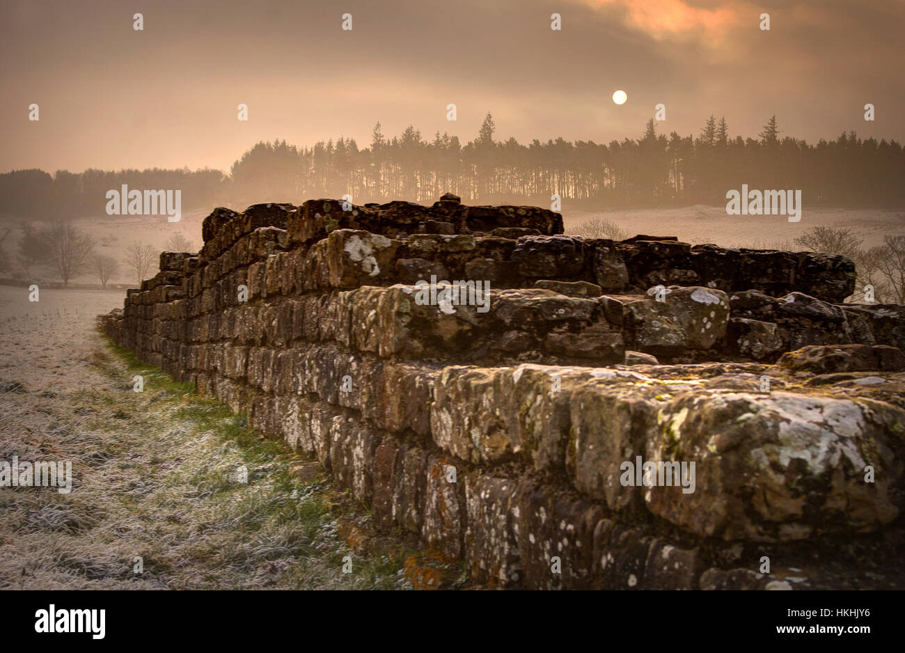 Black Carts Turret, Hadrian's Wall, Northumberland Stock Photo - Alamy