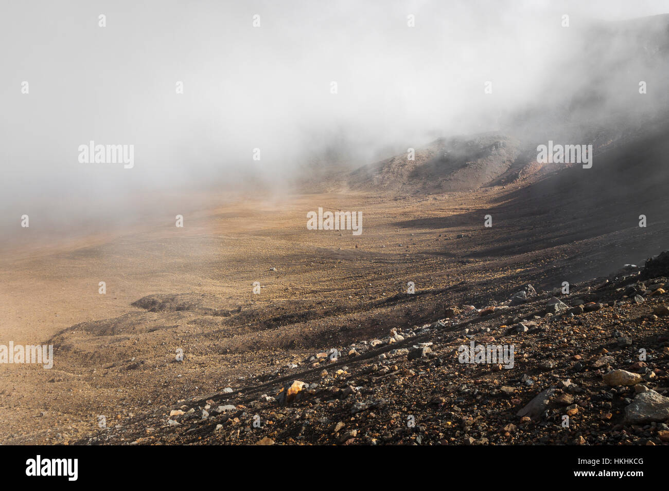 Ngauruhoe volcano (2291mt), Tongariro national park, North island, New ...