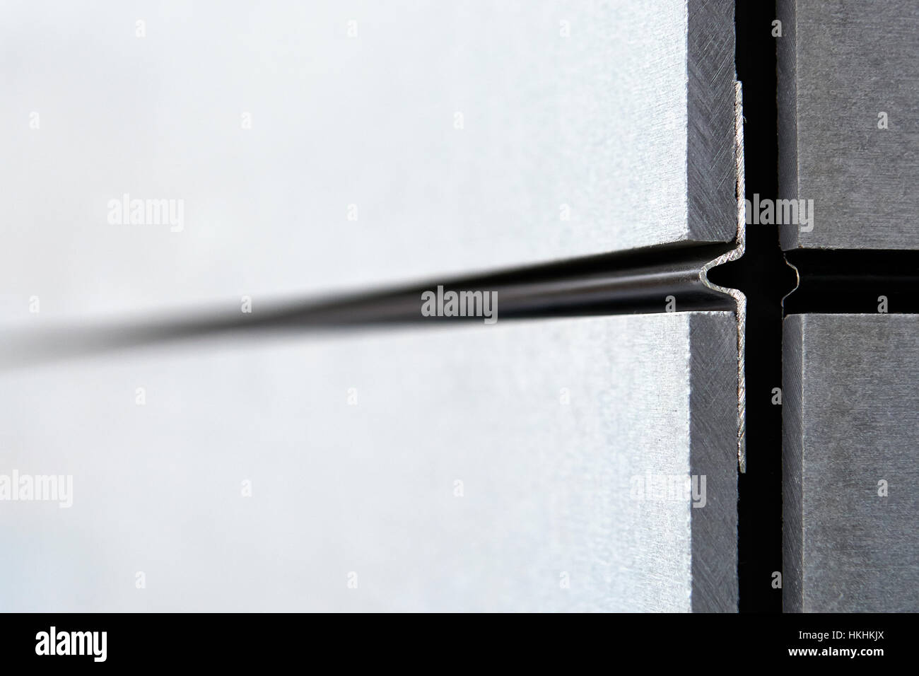 Exterior cladding of the residential building - Close up Stock Photo ...