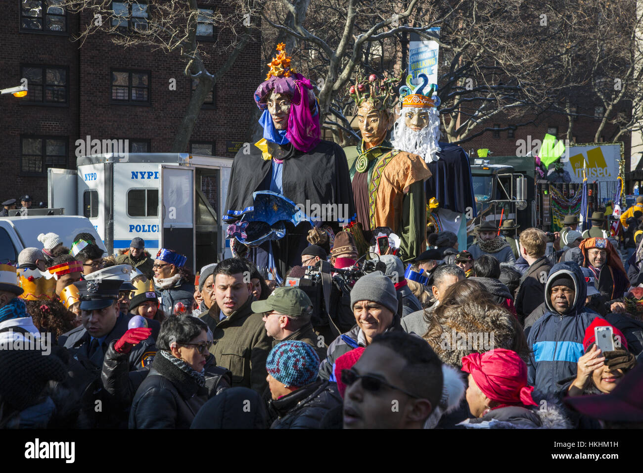 The annual Three Kings Day Parade marches up 3rd Avenue in Spanish ...