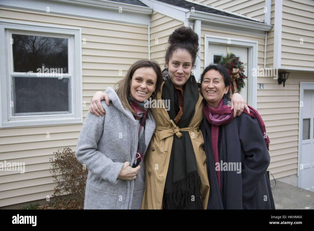 Polish mother with her daughter and niece all living in the New York ...