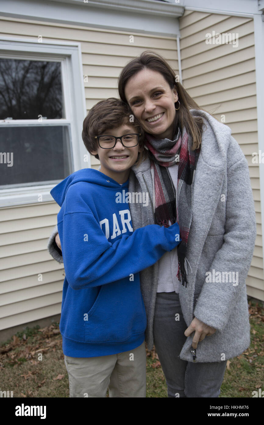 Polish born mom with her American born son living in Connecticut, USA ...