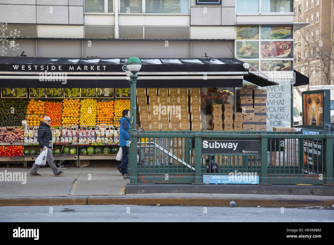 Westside Market at 103rd St. & Broadway on Manhattan's Upper West Side ...