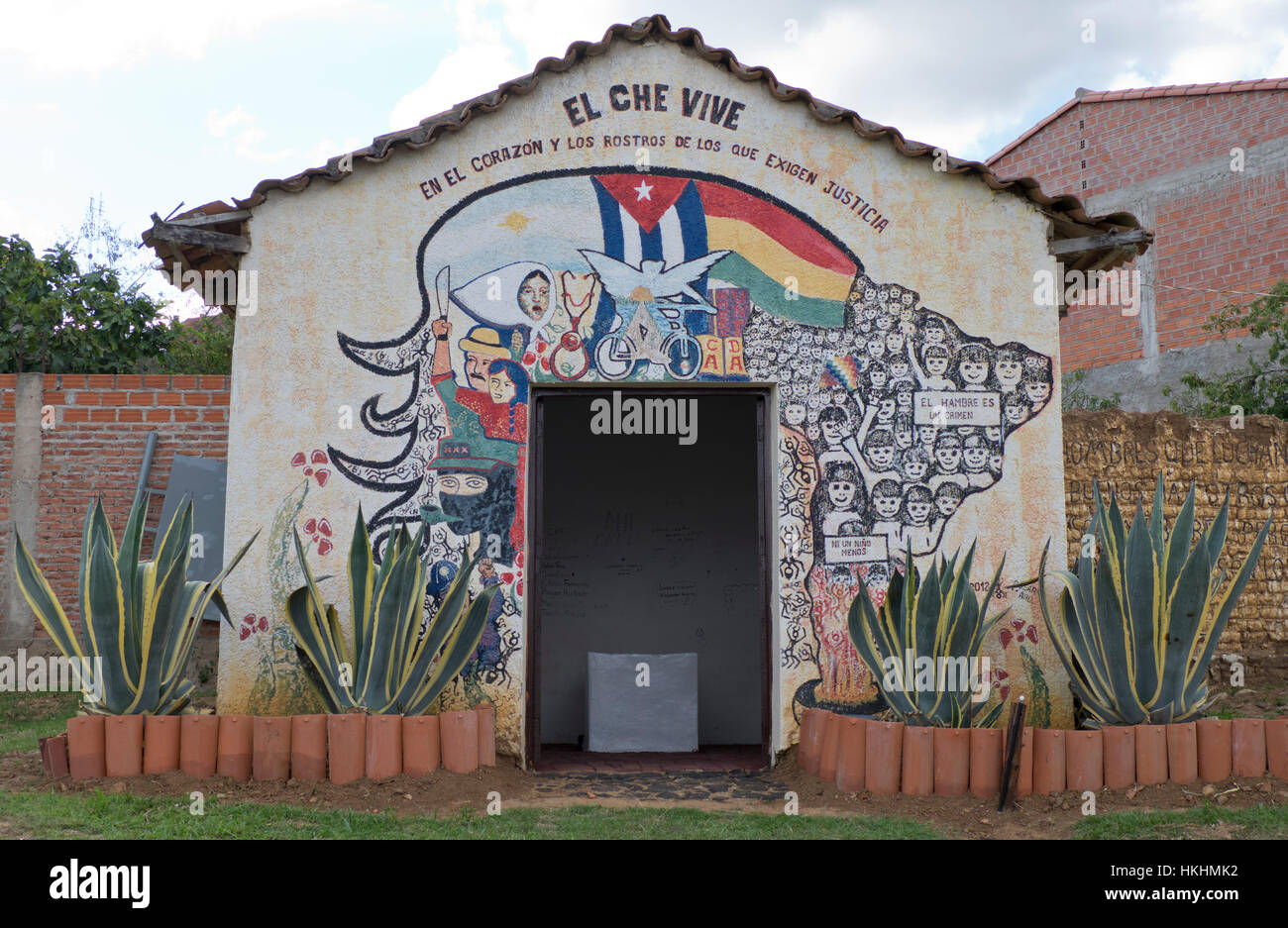 Che Guevara memorabilia in Vallegrande, Bolivia, where he was taken ...
