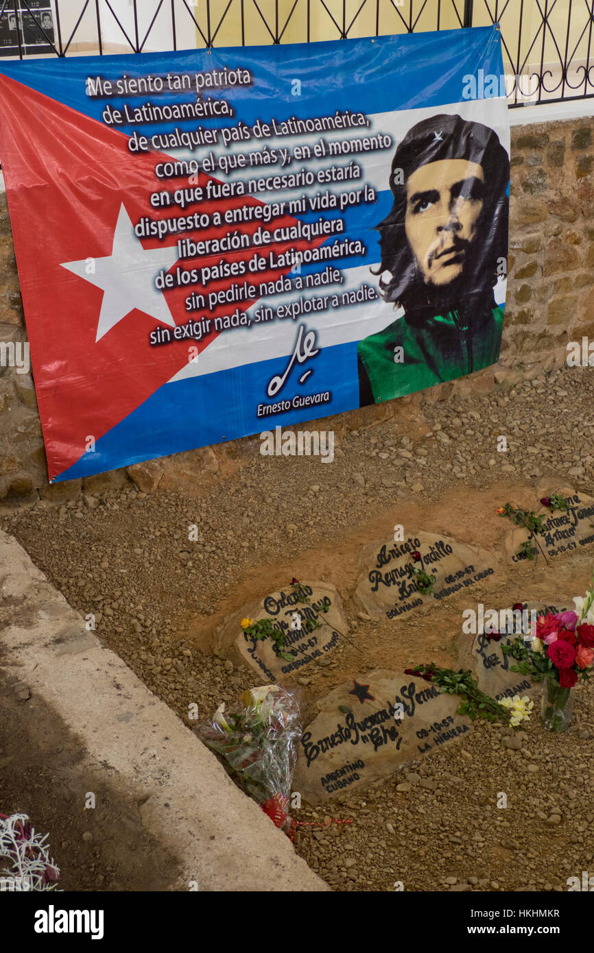 Che Guevara memorabilia in Vallegrande, Bolivia, where he was taken ...