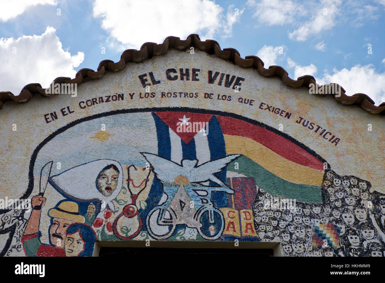 Che Guevara memorabilia in Vallegrande, Bolivia, where he was taken ...
