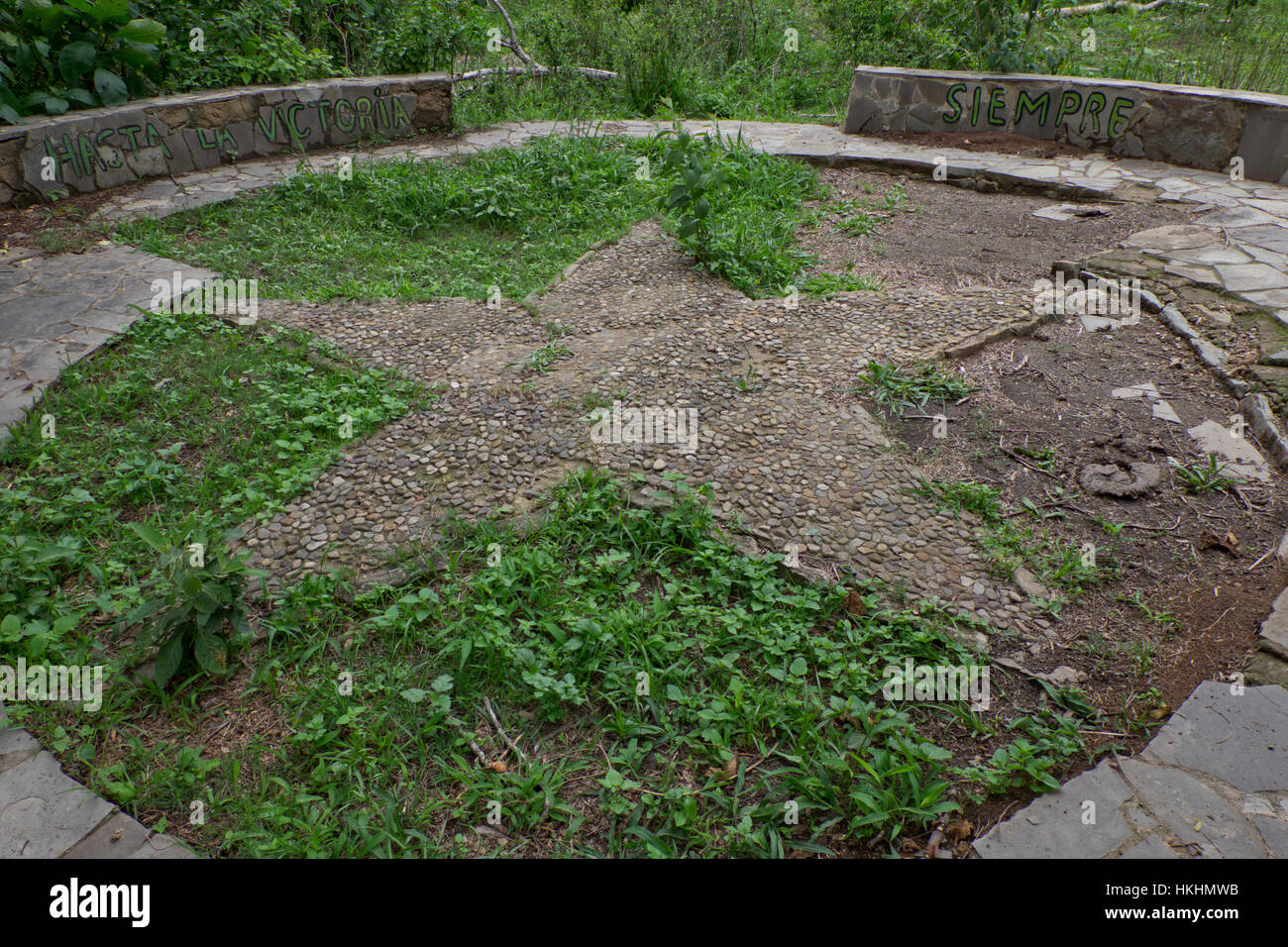 Che Guevara trail in La Higuera, Bolivia. The Yuro (or Churo) ravine ...