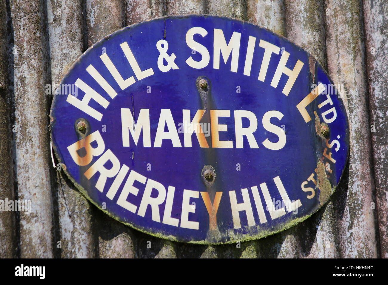 Old sign on agricultural building Stock Photo - Alamy