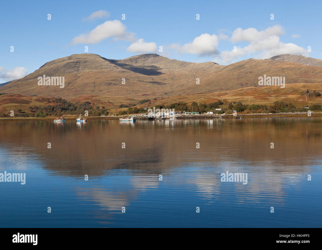 Inverlussa mussel farm hi-res stock photography and images - Alamy