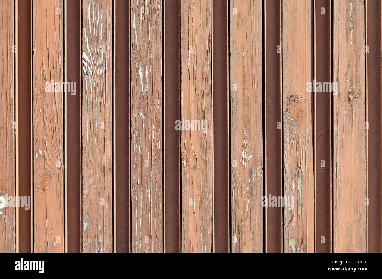 Wood texture plank grain background, old striped timber board, Pasarel ...