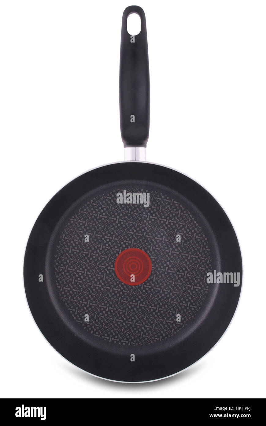 New empty frying pan isolated on white with clipping path Stock Photo ...