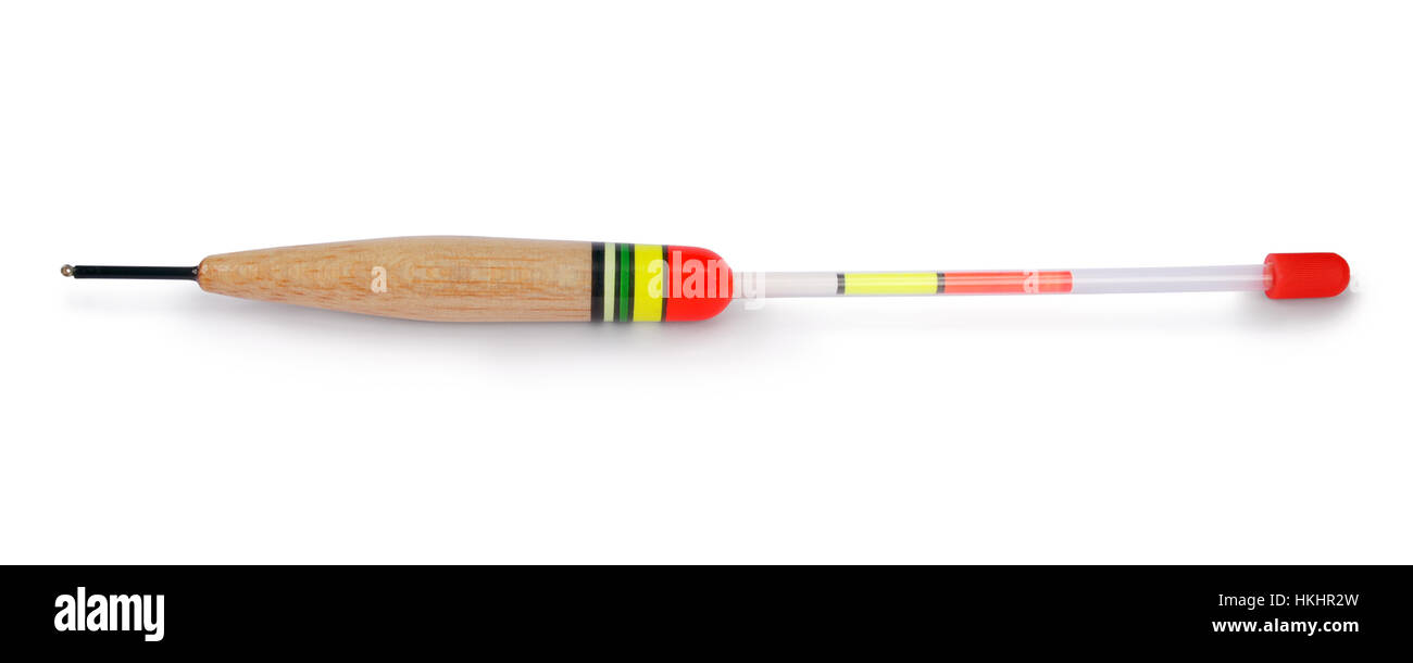 Big fishing float on white. Clipping path included. Float with a large ...