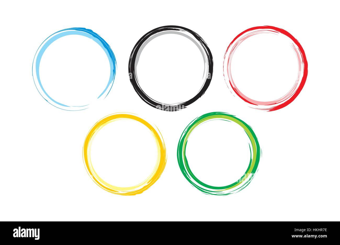 Abstract Colorful Rings Stock Vector Image & Art - Alamy