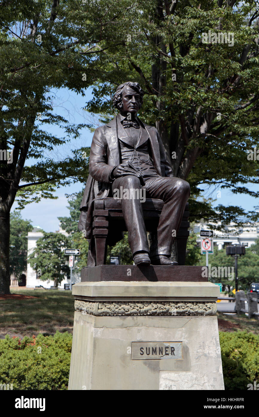 Senator charles sumner hi-res stock photography and images - Alamy