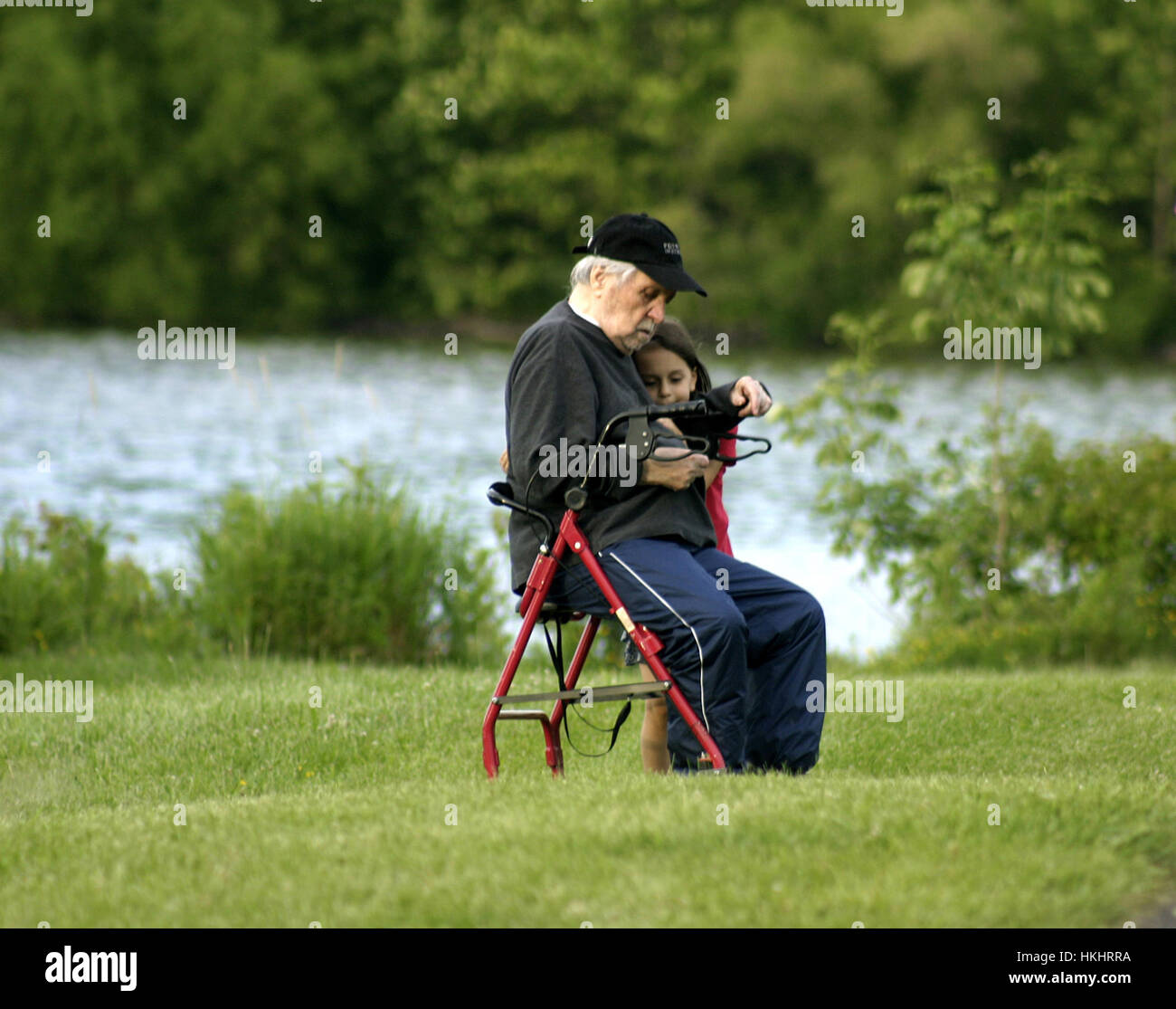 Elderly Man Old Walker Outdoors High Resolution Stock Photography and ...