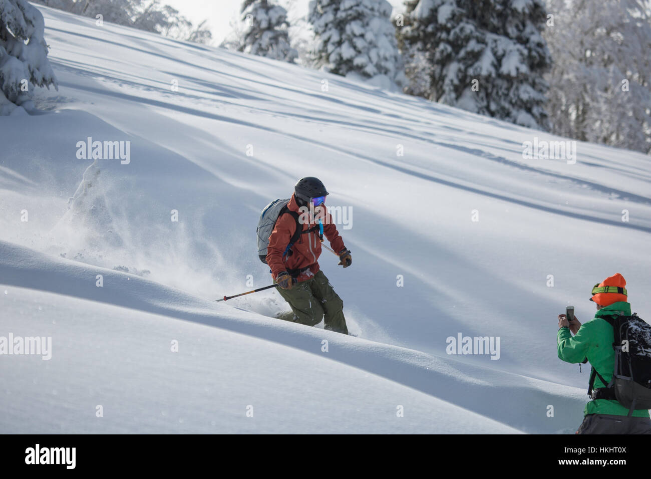 backcountry skiing in steamboat springs, colorado Stock Photo - Alamy