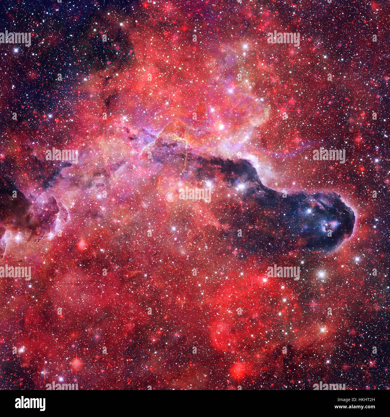 Nebula and galaxies in space. Elements of this image furnished by NASA Stock Photo - Alamy
