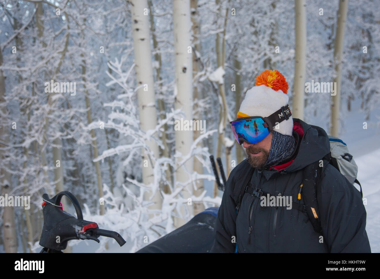 backcountry skiing in steamboat springs, colorado Stock Photo - Alamy
