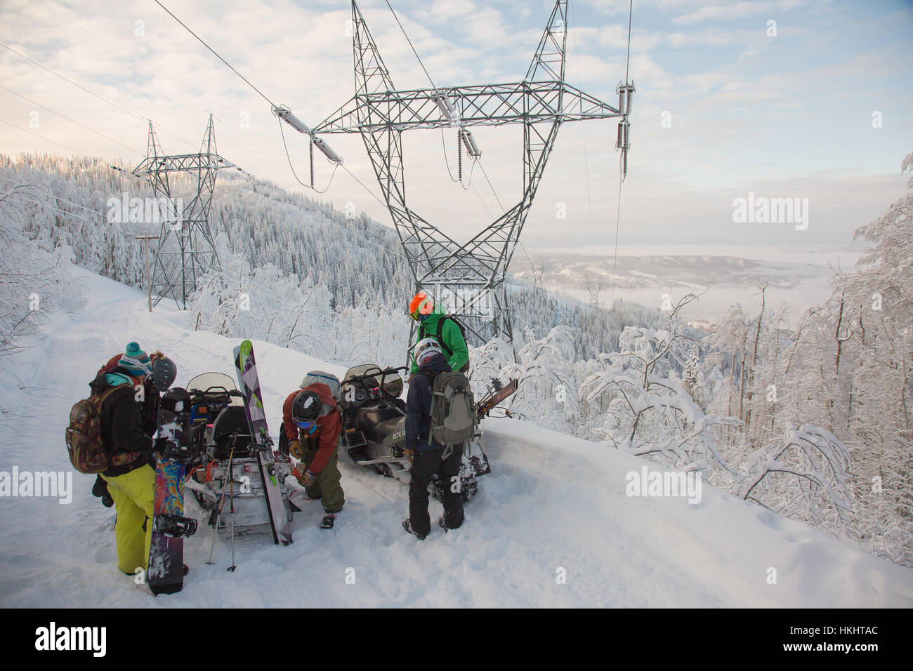backcountry skiing in steamboat springs, colorado Stock Photo - Alamy