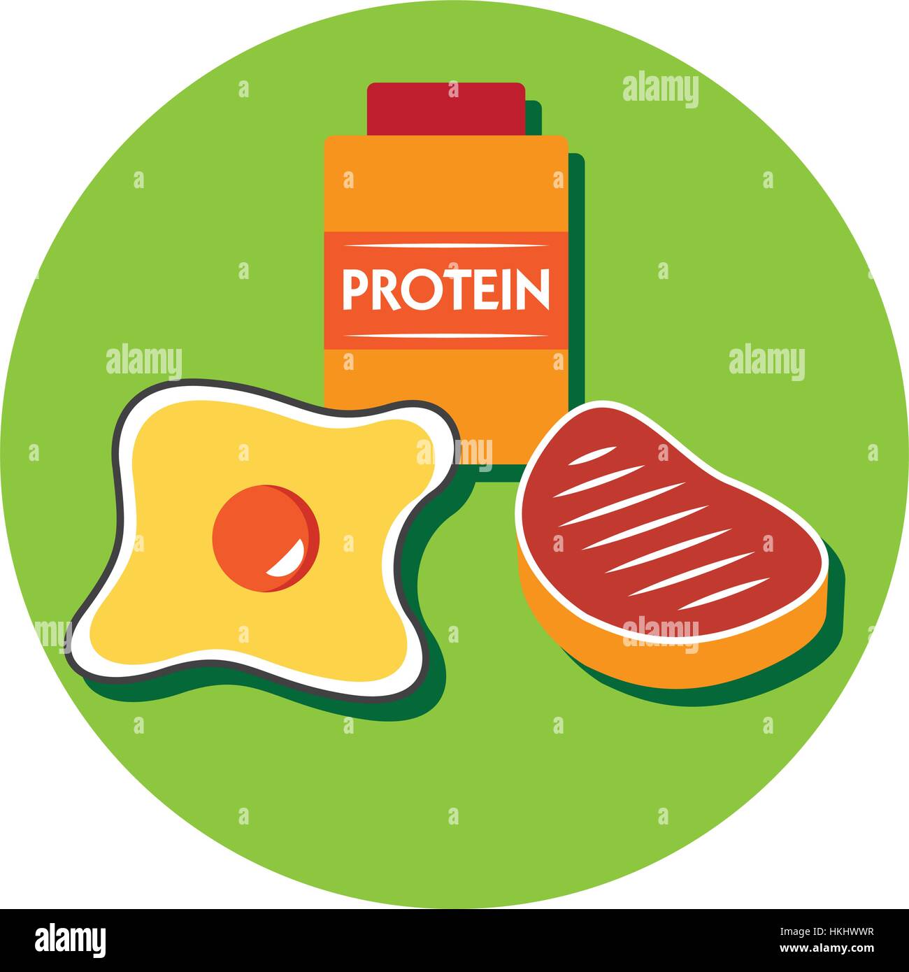 Protein Concept Illustration. Eps 8 supported Stock Vector Image & Art ...