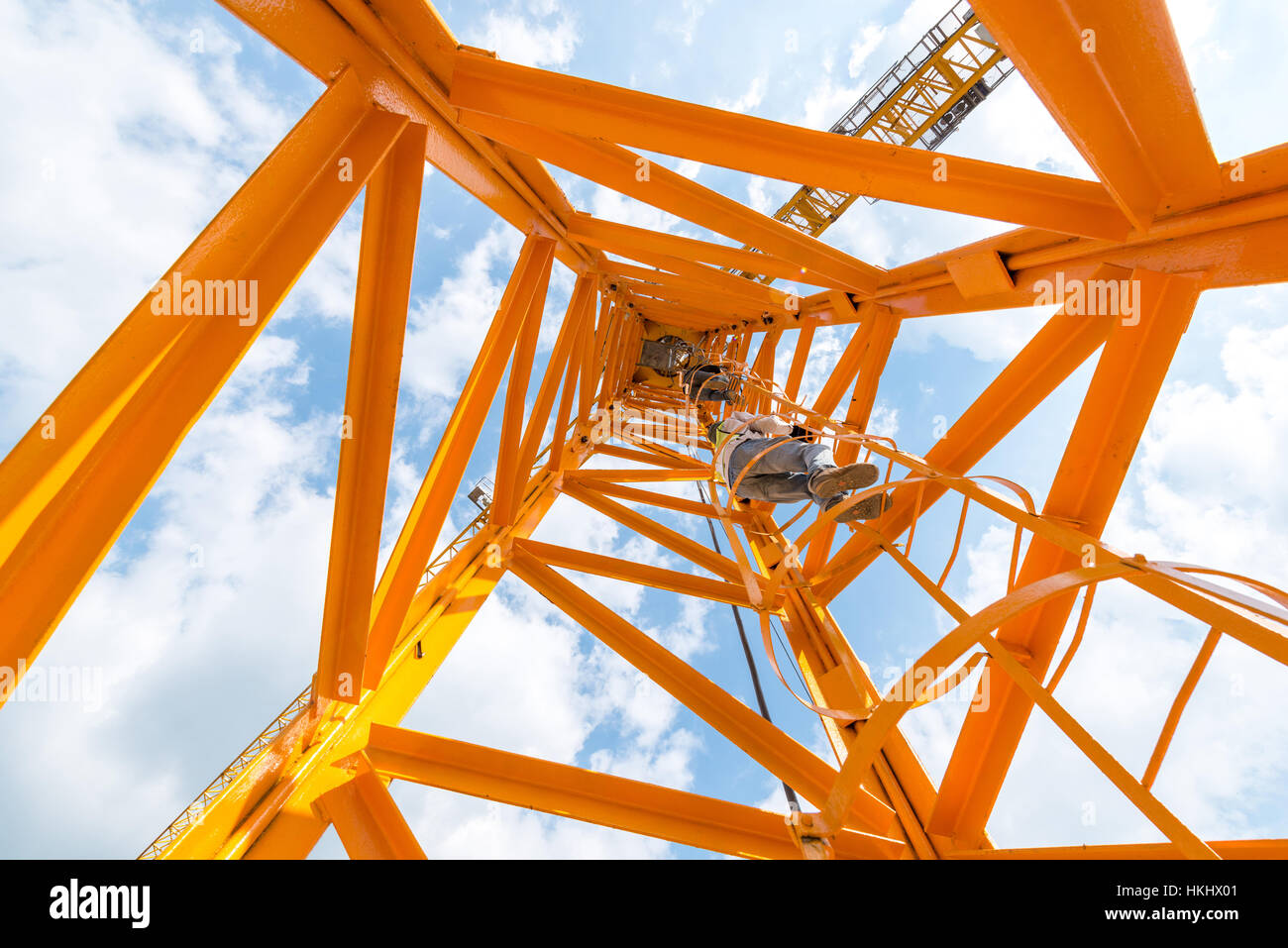 Working Construction Tower Crane Hi Res Stock Photography And Images