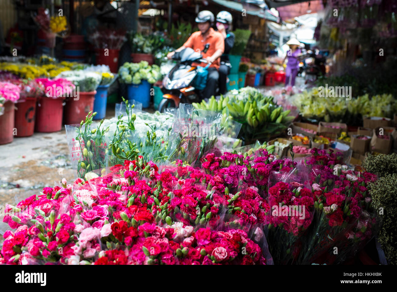 Flower market, Saigon Stock Photo - Alamy