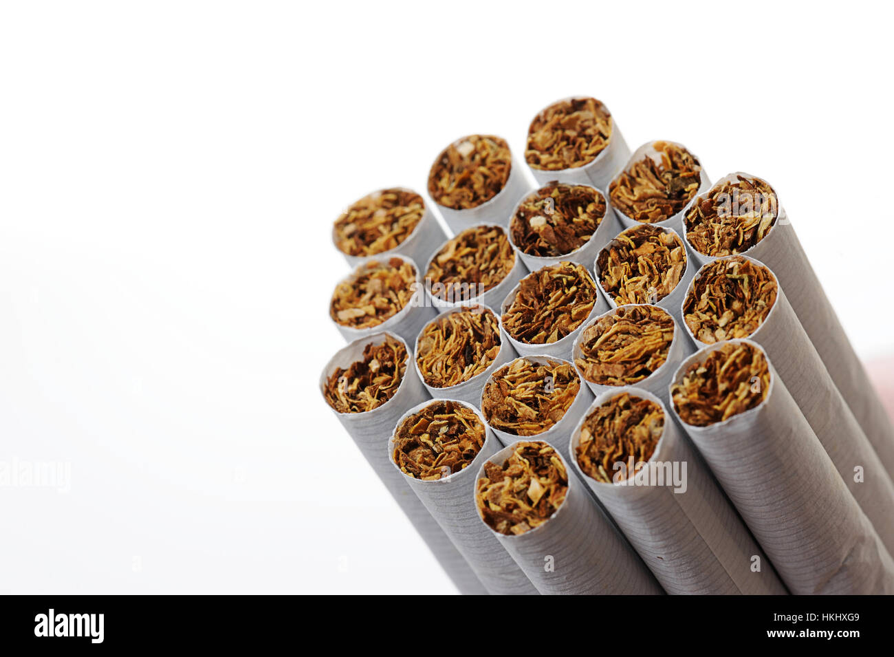 Cigarettes white background hi-res stock photography and images - Alamy