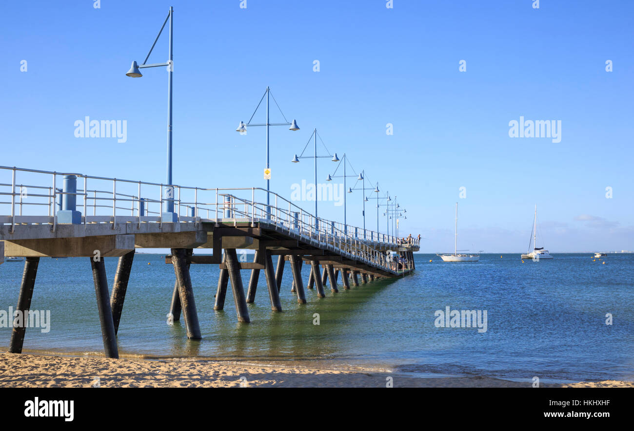 Rockingham Beach jetty Stock Photo - Alamy