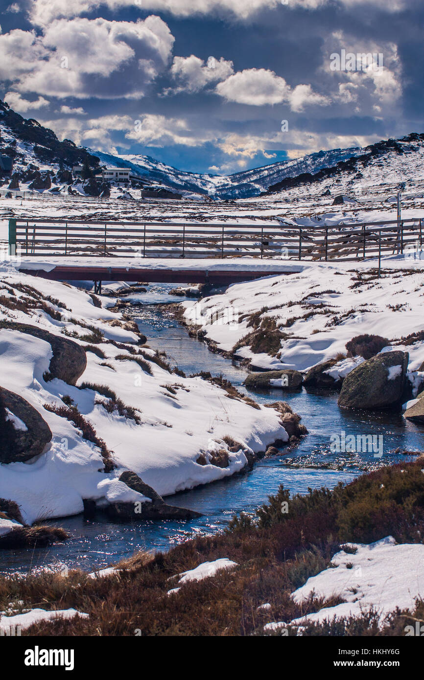 Perisher valley Snow mountain in NSW, Australia Stock Photo - Alamy