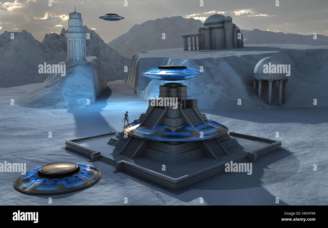 Ancient Civilization At The Antarctic Stock Photo - Alamy