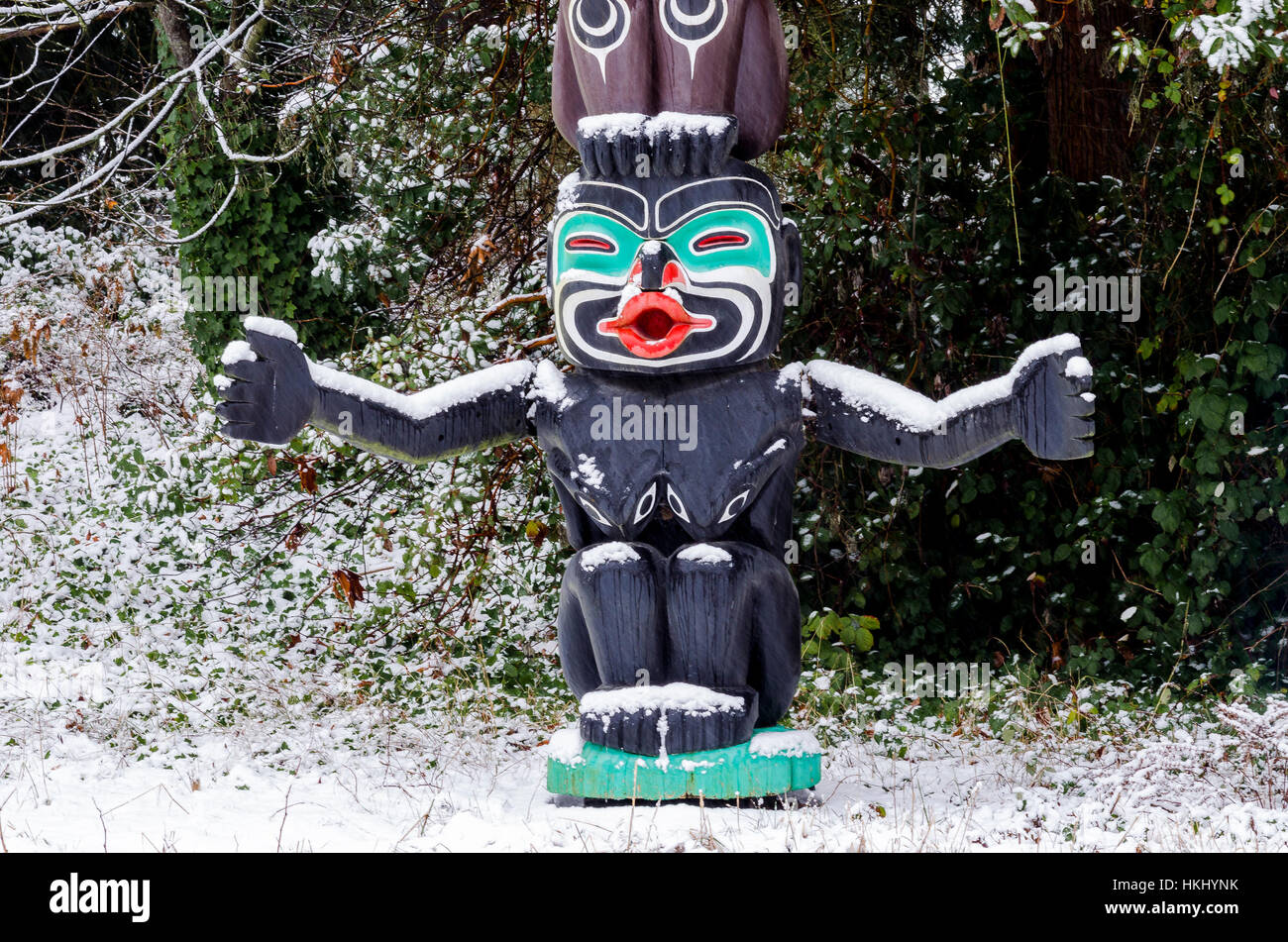 Totem snow hi-res stock photography and images - Alamy