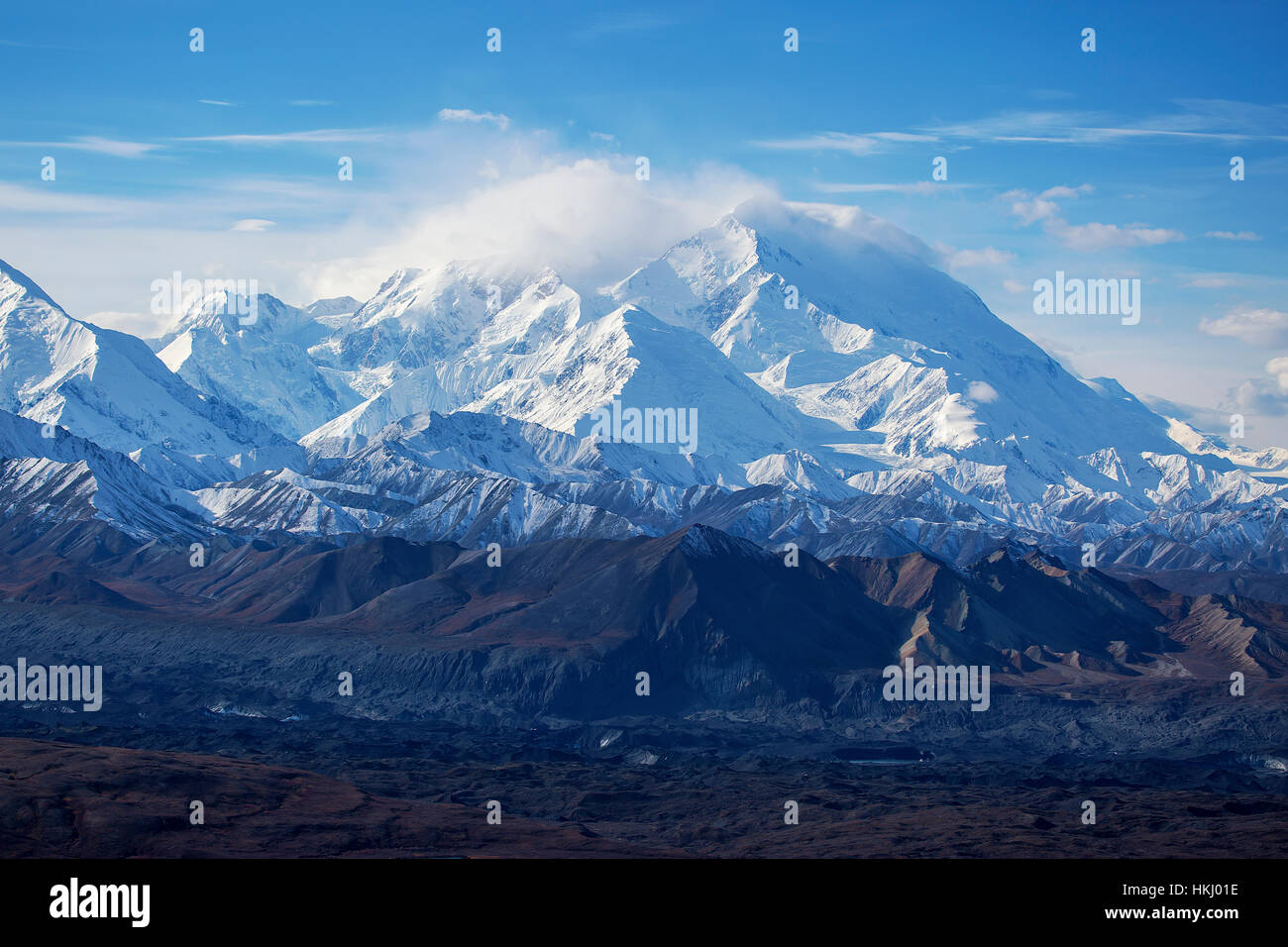 Denali as seen from Thorofare Ridge above Eielson Visitor Center ...