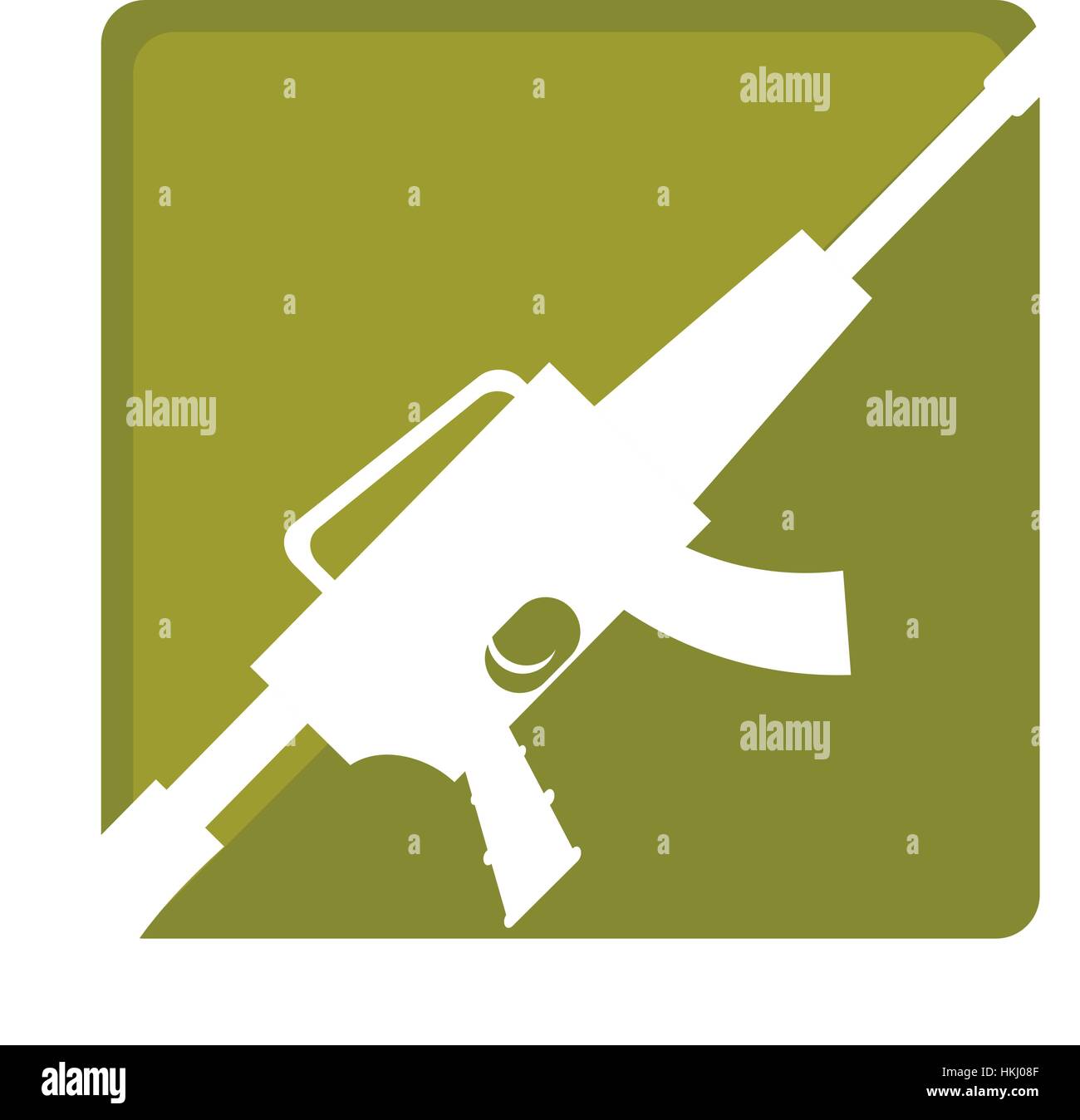 Symbol of military rifle icon image, vector illustration design Stock ...