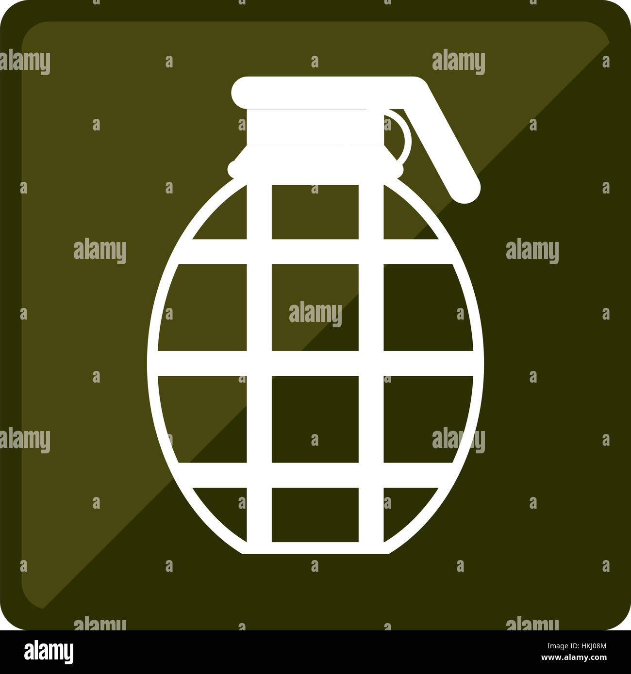 Military grenade emblem icon image, vector illustration Stock Vector ...