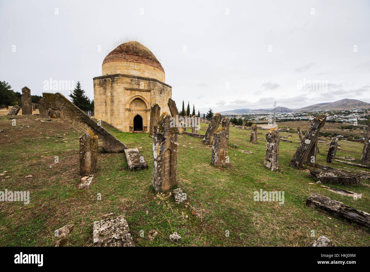 Tombs of the Shirvan Dynasty at the cemetery; Shamakhi, Azerbaijan ...